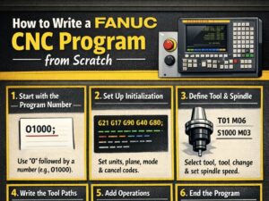 How to Write a Fanuc CNC Program from Scratch - CNC Programming Hub